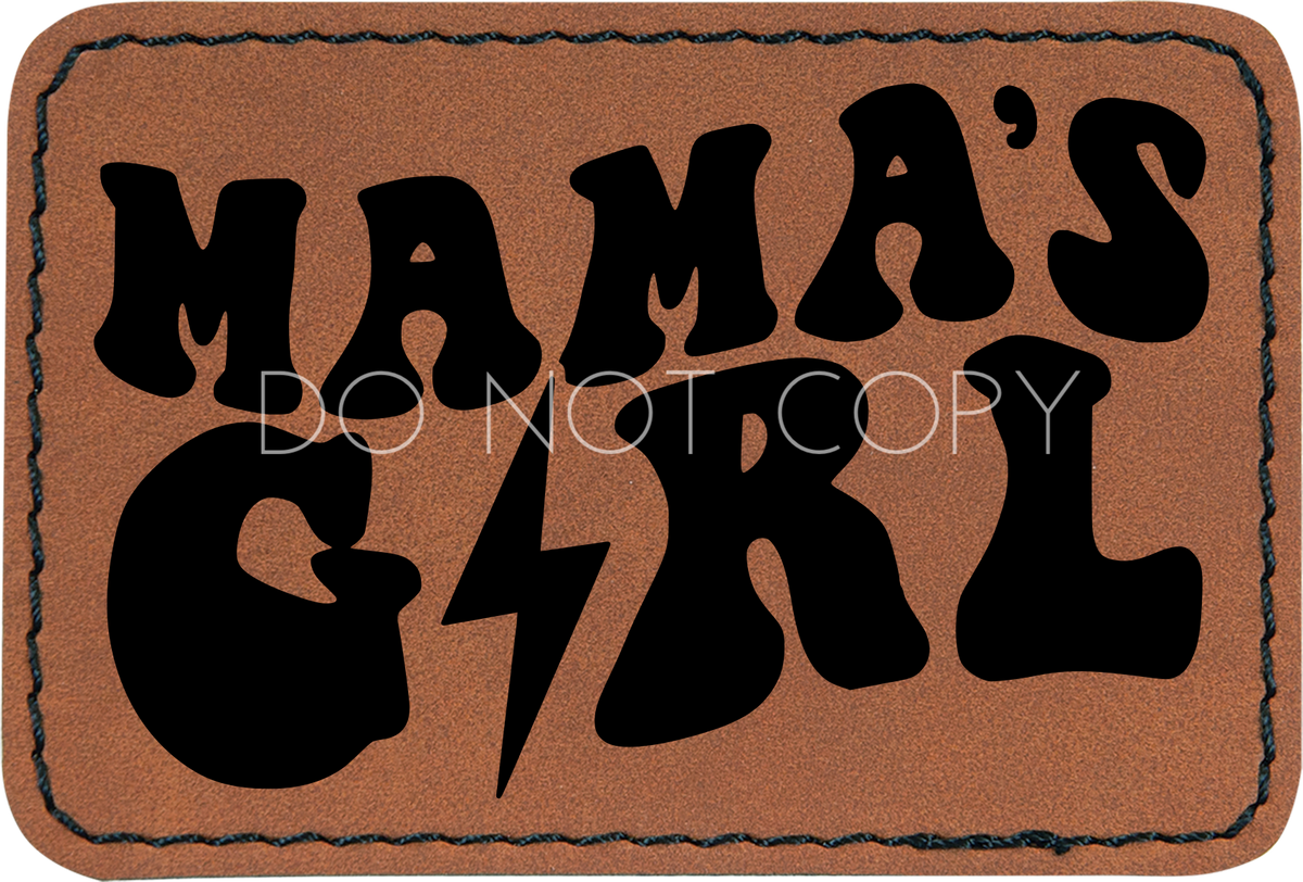 Mama's Girl Lightning Patch – The Knotty Mama