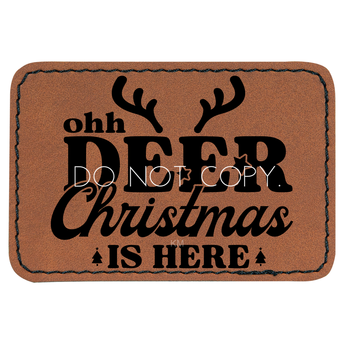 Oh Deer Christmas Is Here Patch – The Knotty Mama