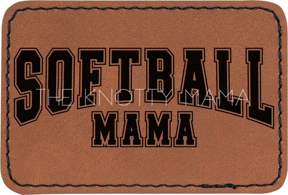 Softball Mama Patch – The Knotty Mama