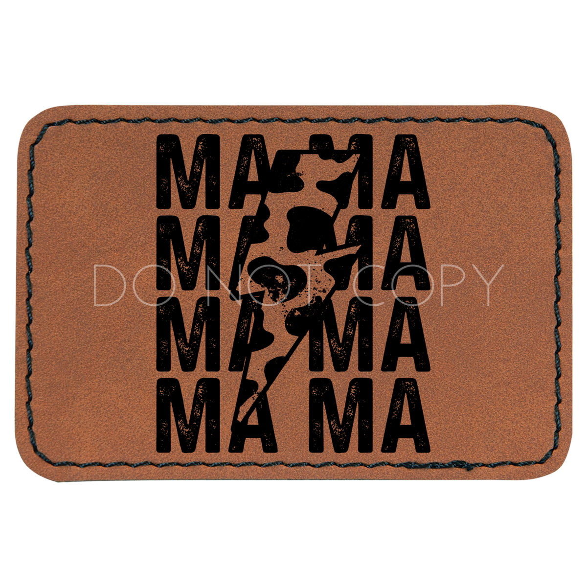 Cow Mama Lightning Patch – The Knotty Mama
