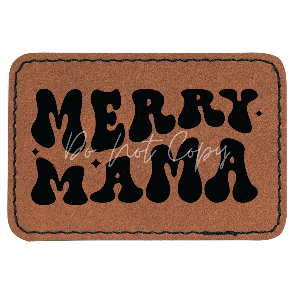 Retro Merry Mama Patch – The Knotty Mama