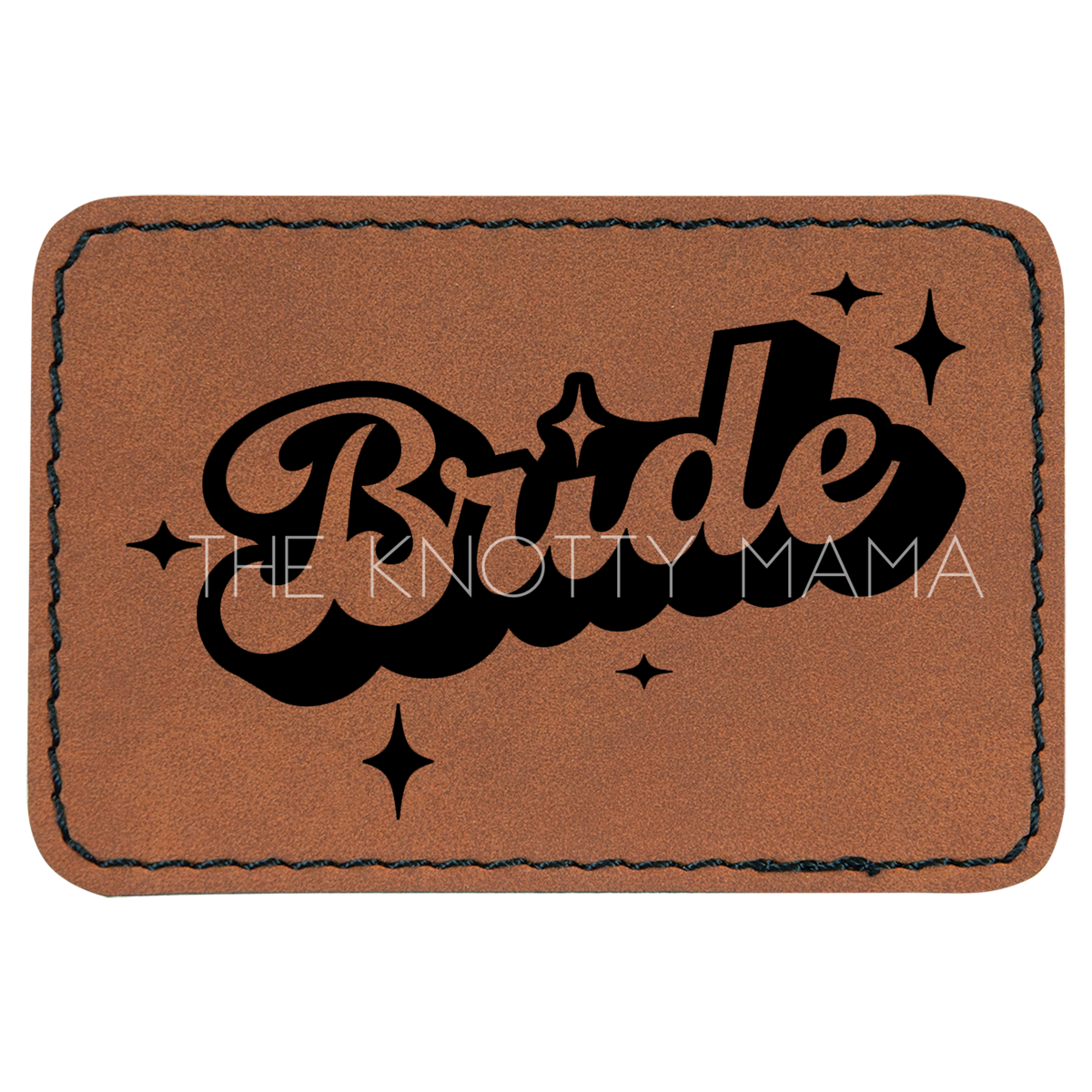 Retro Bride Patch The Knotty Mama