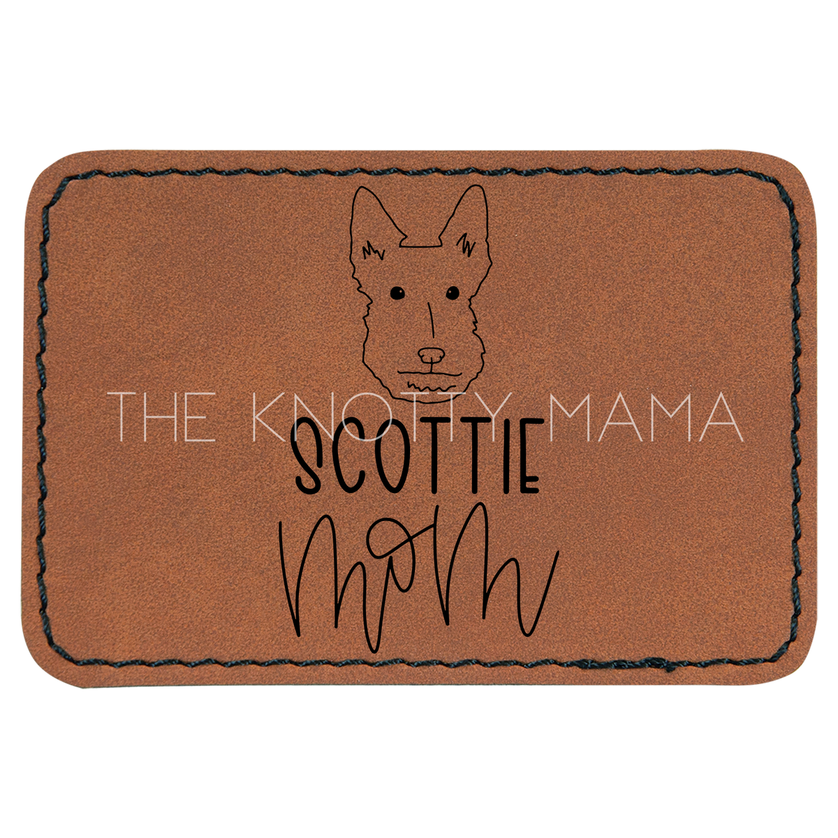 Scottie Mom Patch – The Knotty Mama