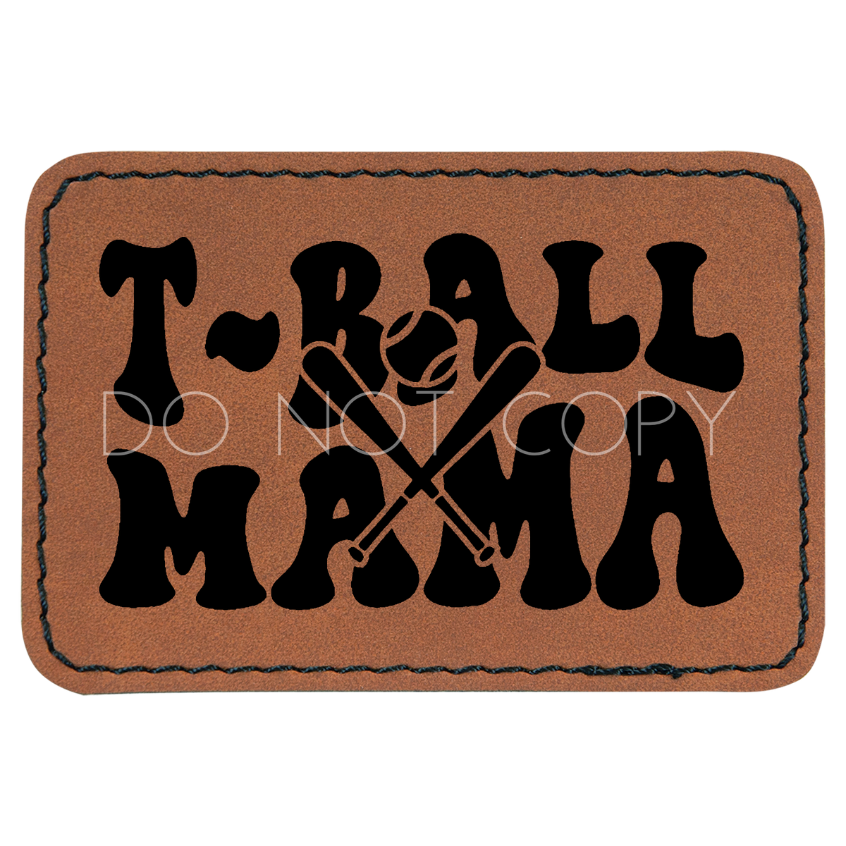 T-Ball Mama Patch – The Knotty Mama