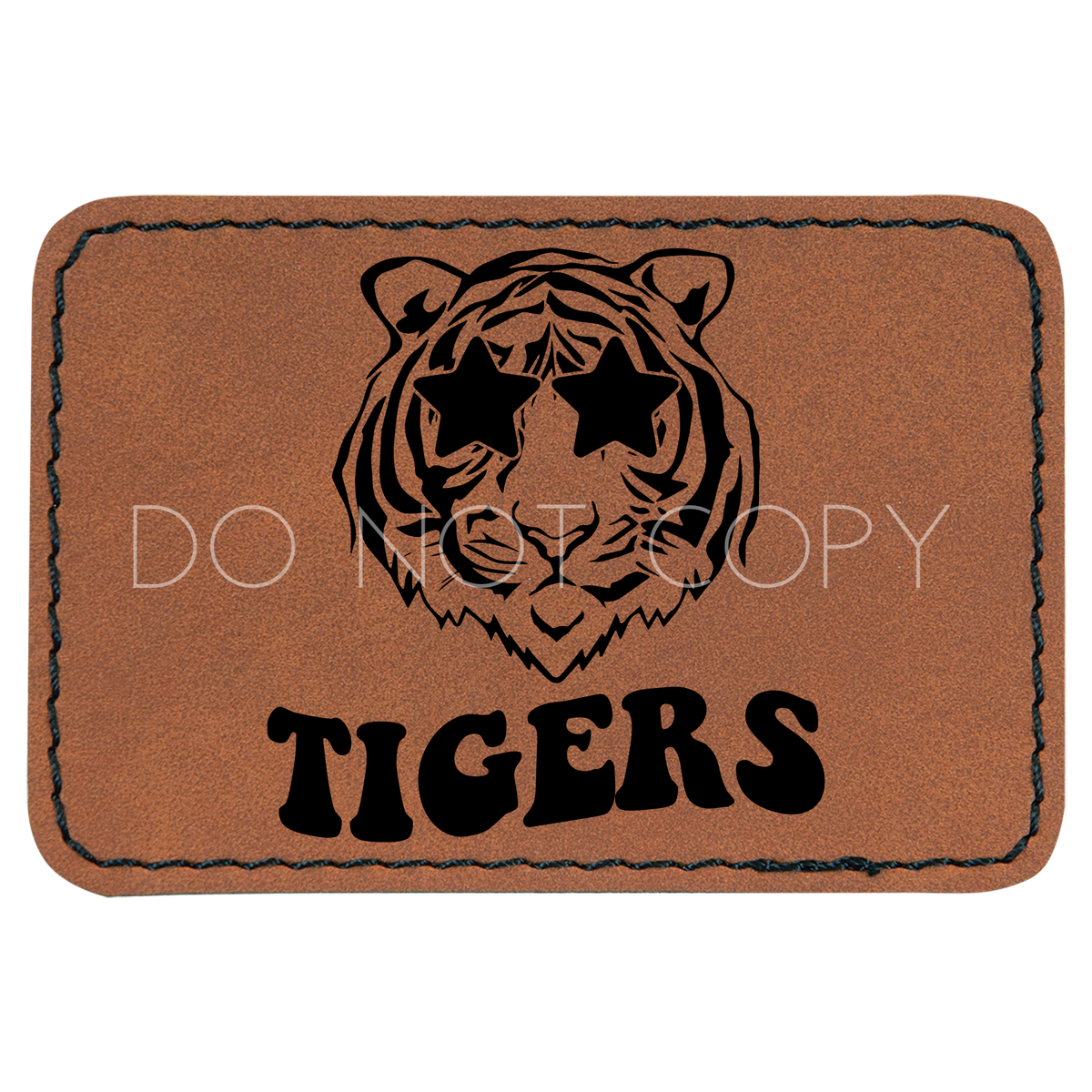 Preppy Tigers Mascot Patch – The Knotty Mama