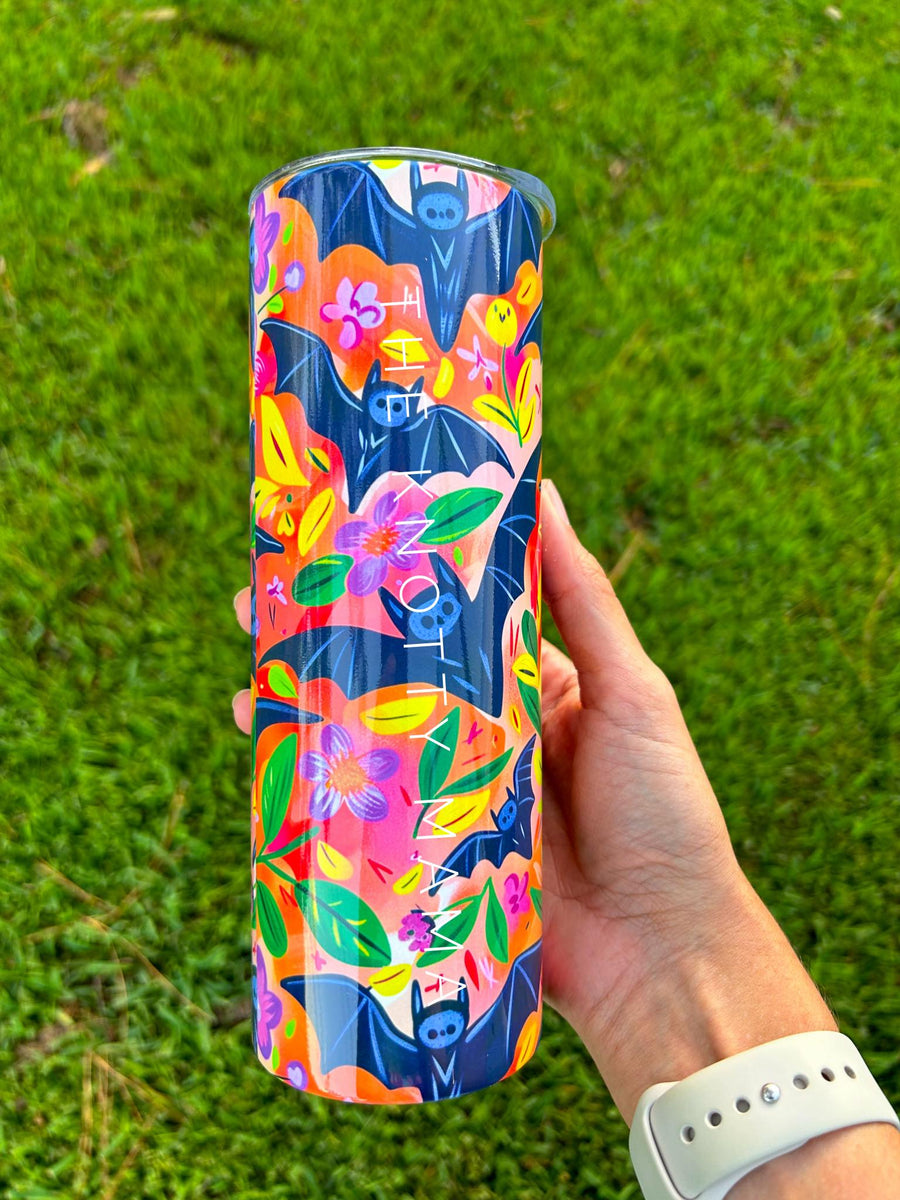 20oz Preppy Bat Tumbler – The Knotty Mama