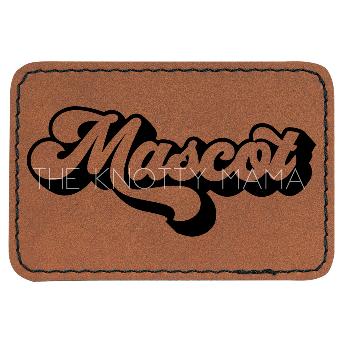 Custom Groovy Football Mascot Patch – The Knotty Mama