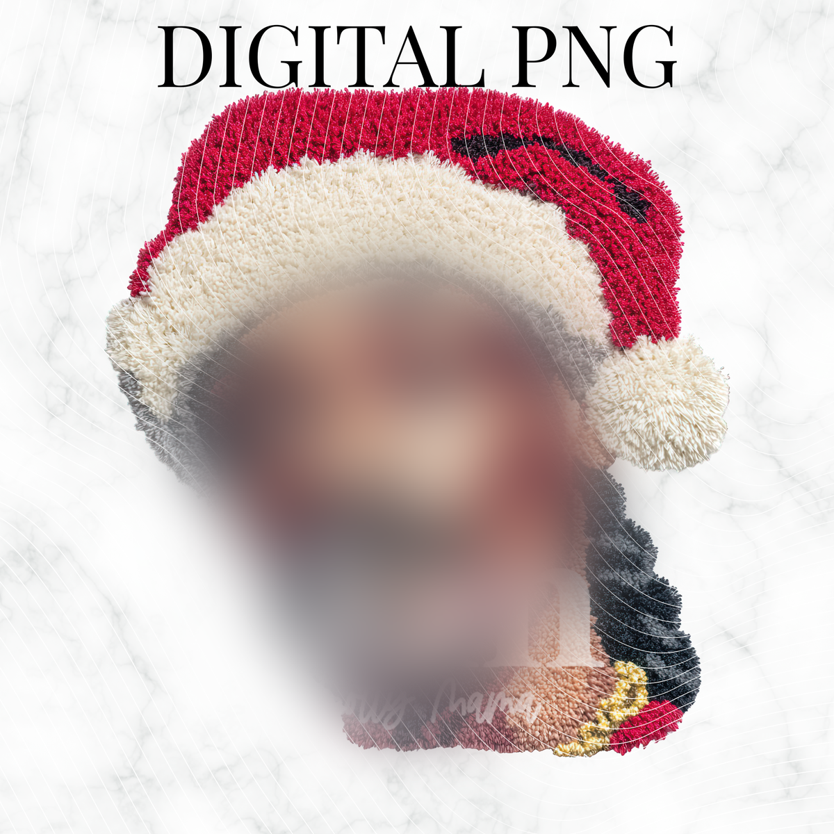 Plush Christmas Rapper PNG – The Knotty Mama
