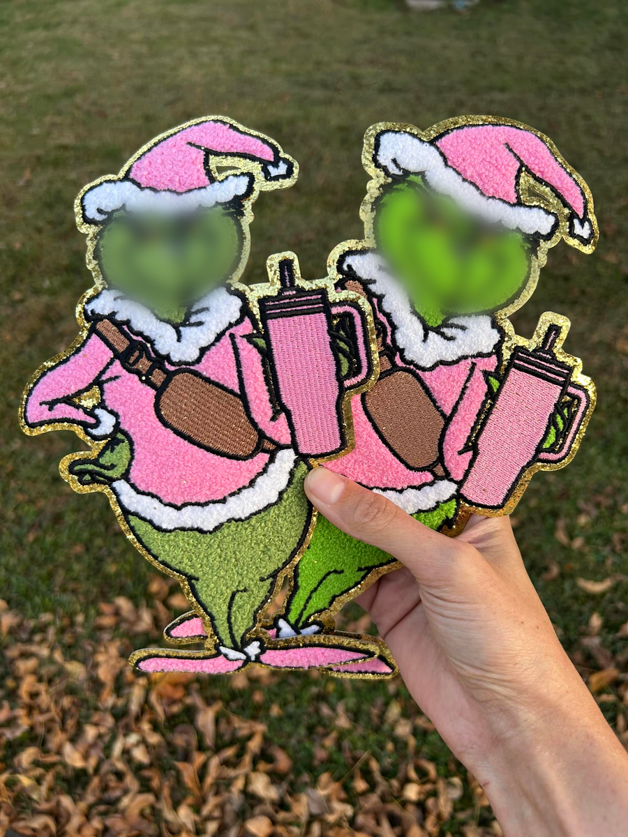 Boujee Green Man Chenille Patch – The Knotty Mama