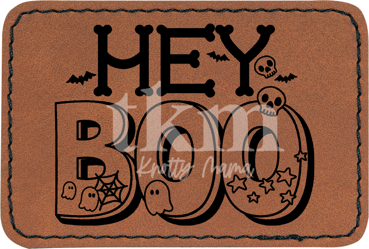 Hey Boo Patch – The Knotty Mama