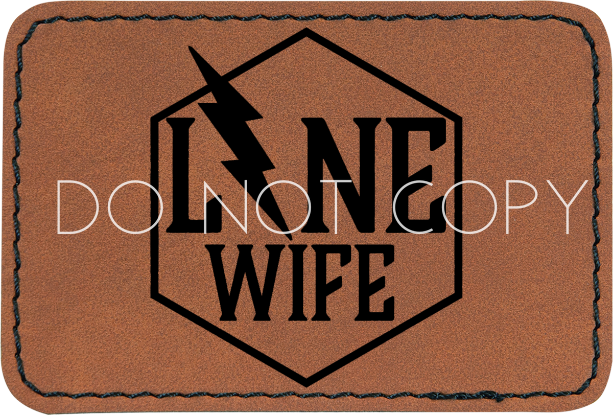 Line Wife Modern Patch – The Knotty Mama
