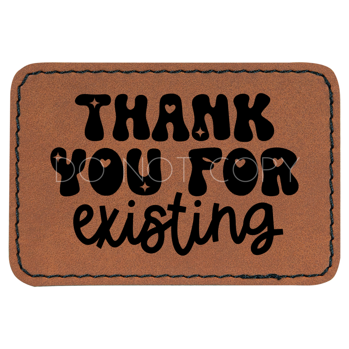 Thank You For Existing Patch – The Knotty Mama