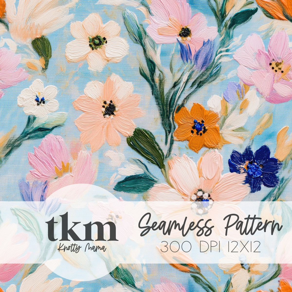 Whimsy In Bloom Seamless Pattern – The Knotty Mama