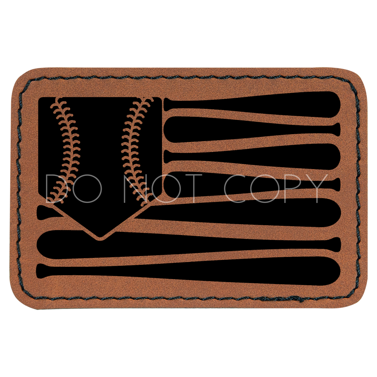 Baseball/Softball Flag Patch – The Knotty Mama