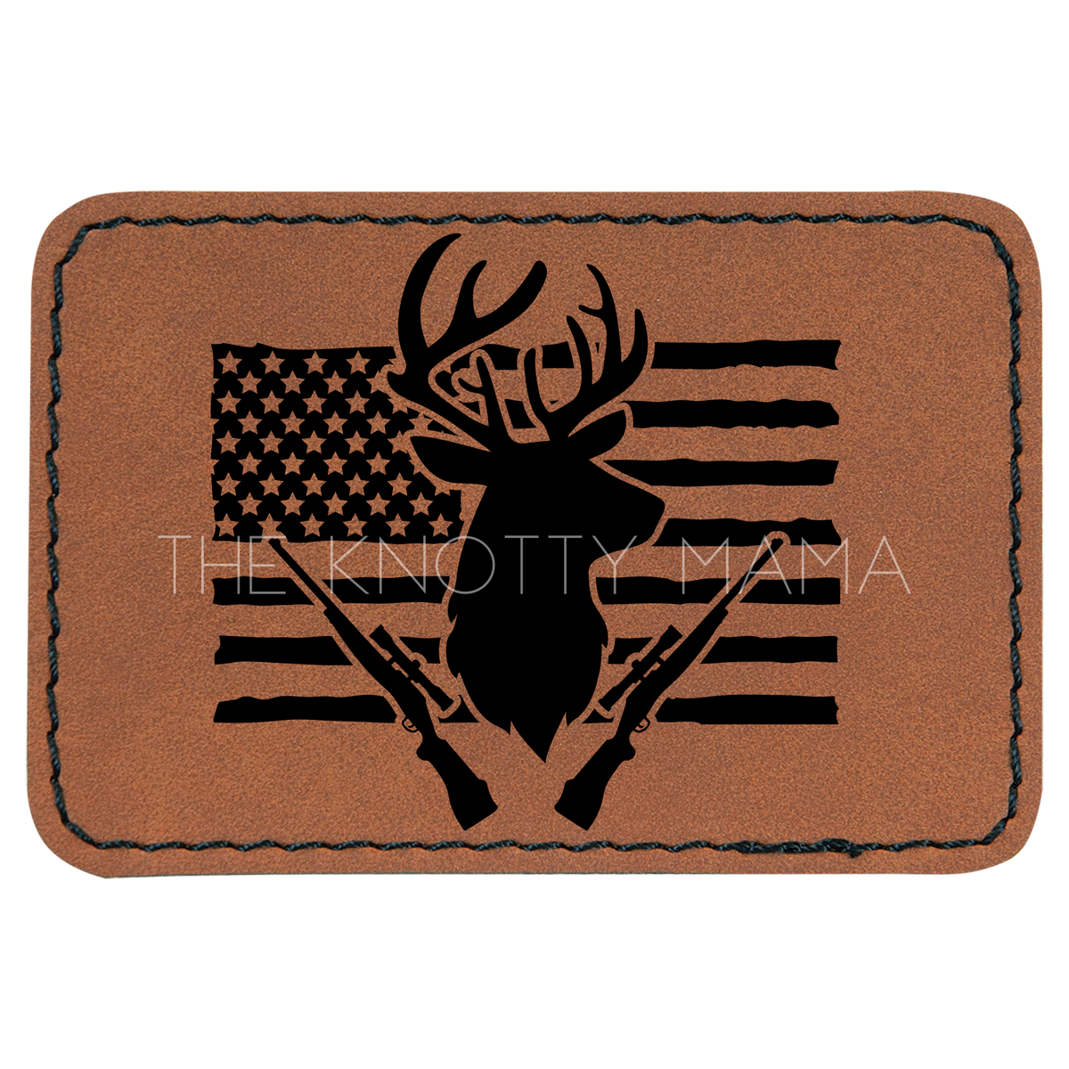 Deer Hunting Flag Patch – The Knotty Mama