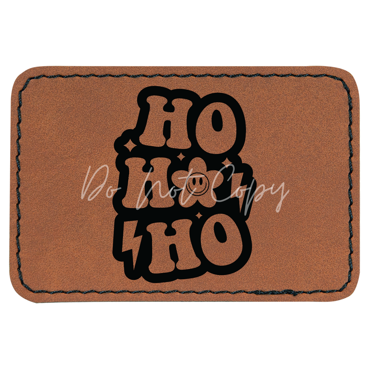 Retro Ho Ho Ho Patch – The Knotty Mama