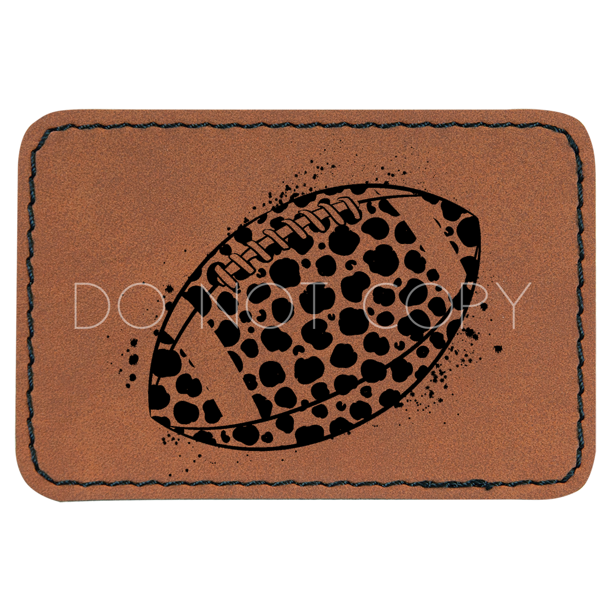 Leopard Football Patch – The Knotty Mama