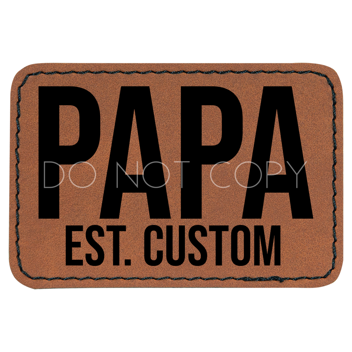 Custom Papa Patch – The Knotty Mama