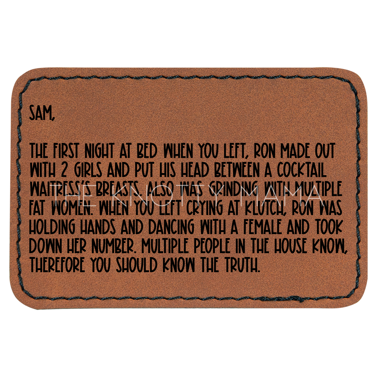 Sam Note Patch – The Knotty Mama