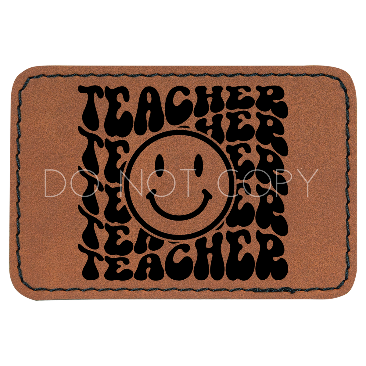 Smiley Teacher Patch – The Knotty Mama