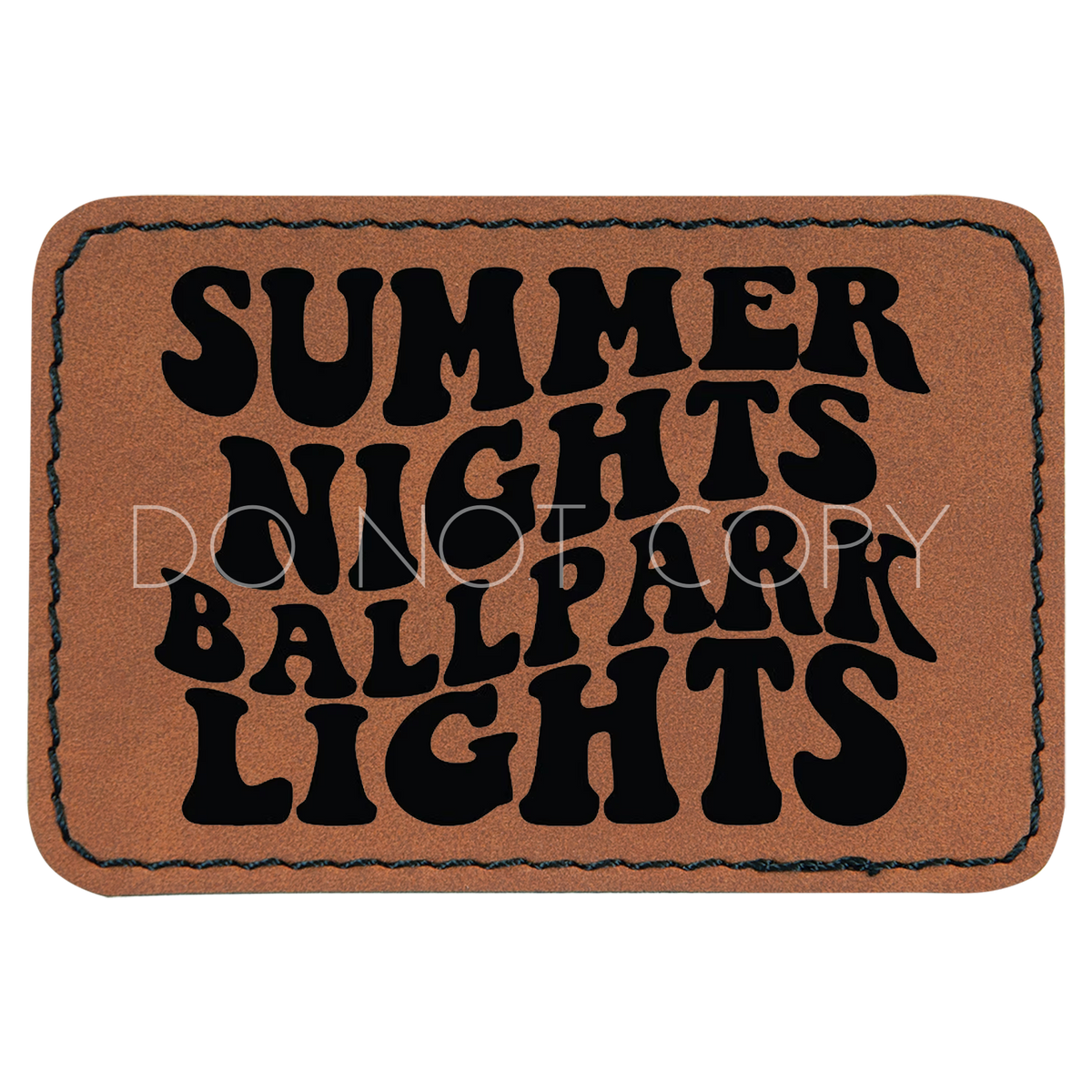 Summer Nights Ballpark Lights Patch – The Knotty Mama