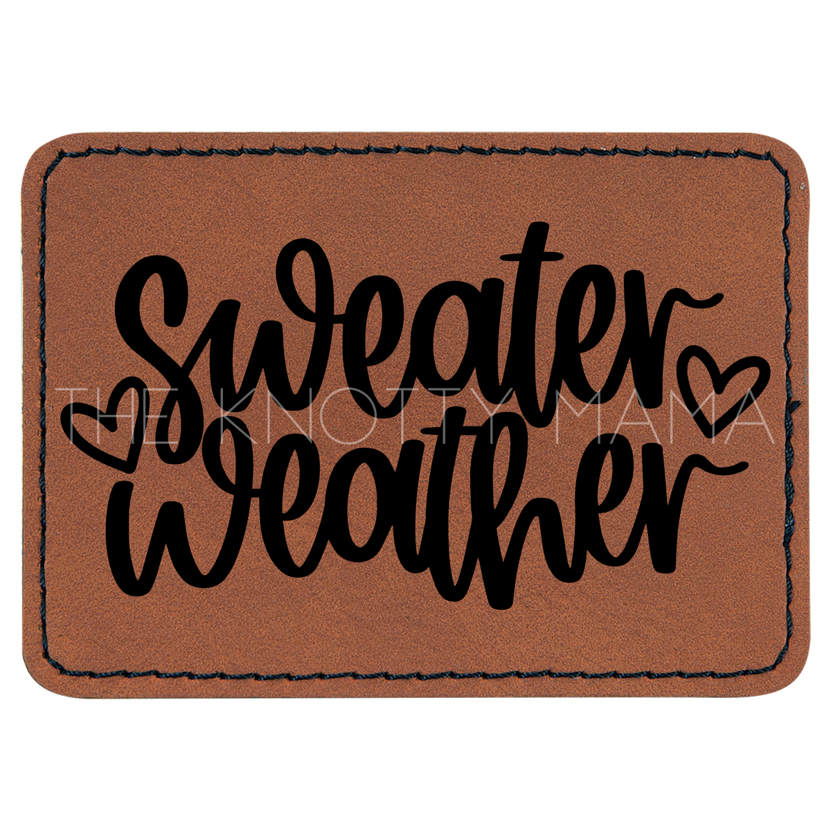 Sweater Weather Hearts Patch – The Knotty Mama