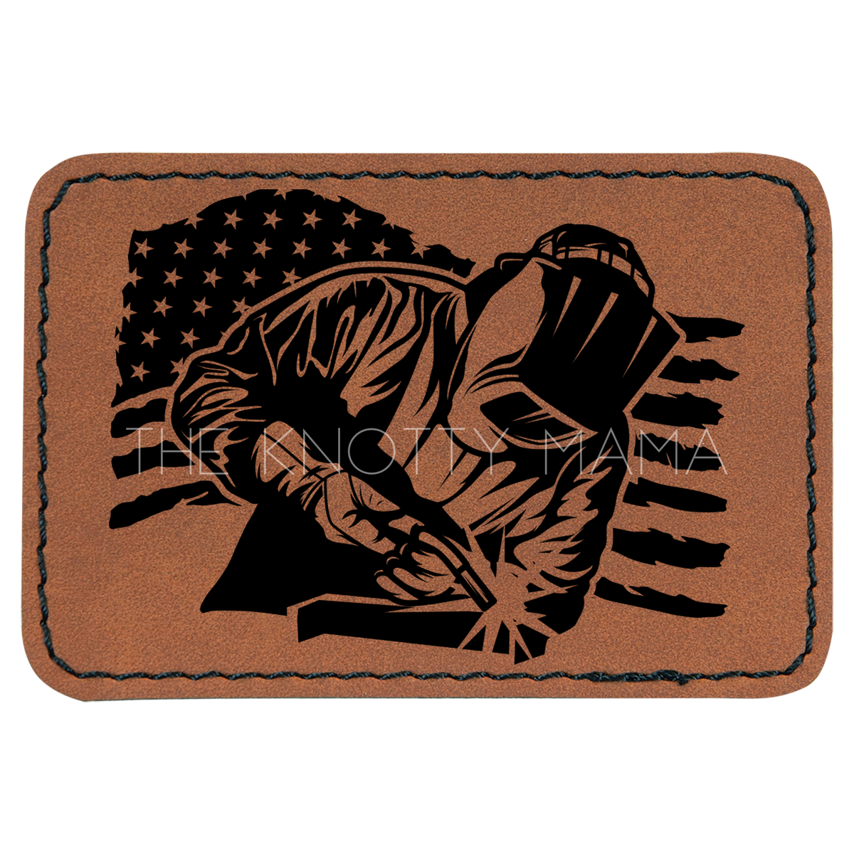 Welder Flag Patch – The Knotty Mama